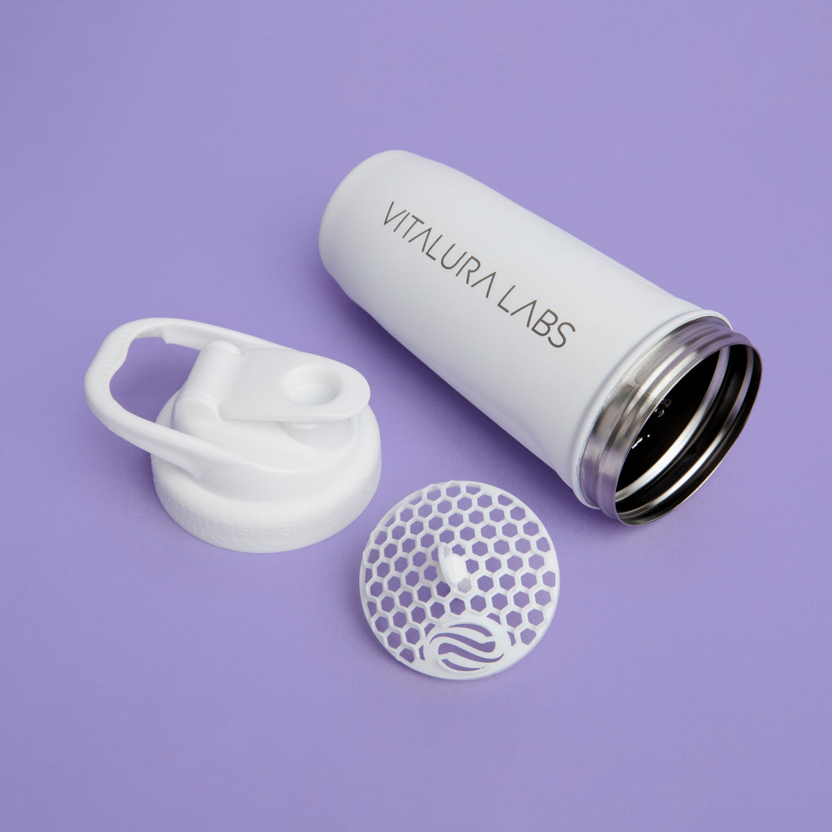 Vitalura Labs Stainless Steel Shaker | Vitalura Labs